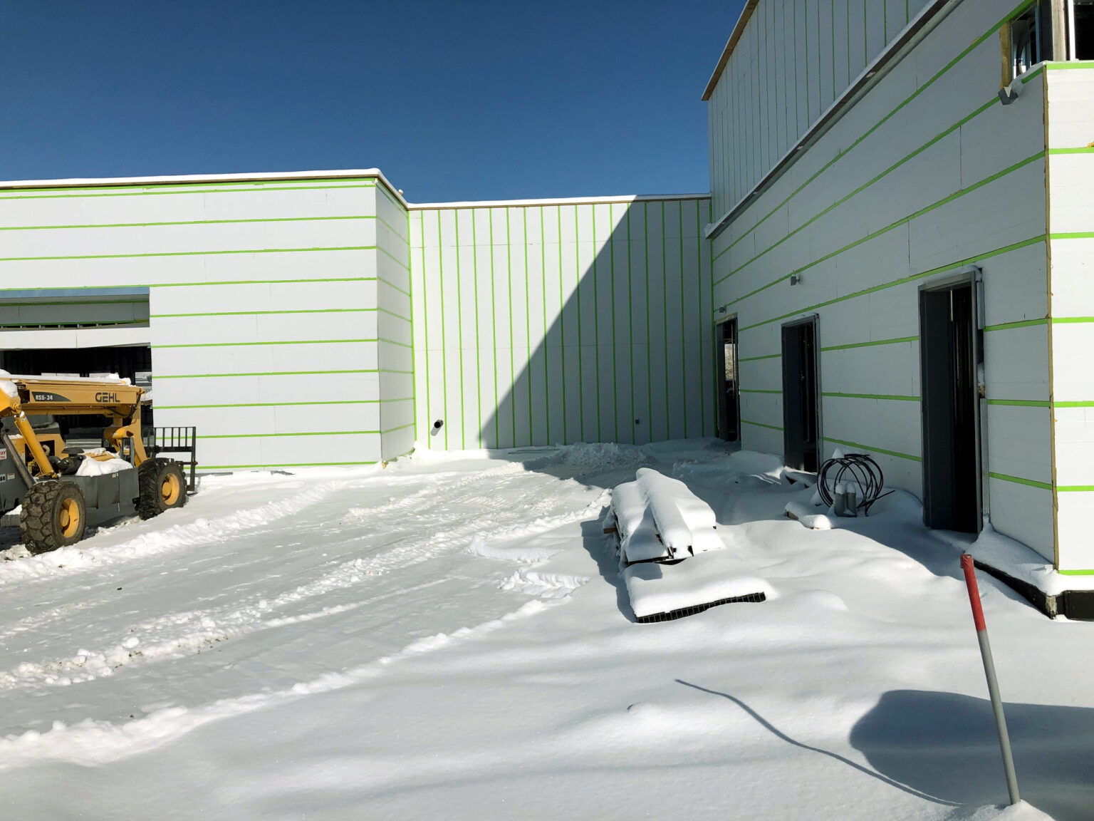 SMARTci Building Enclosure System (on open framing)